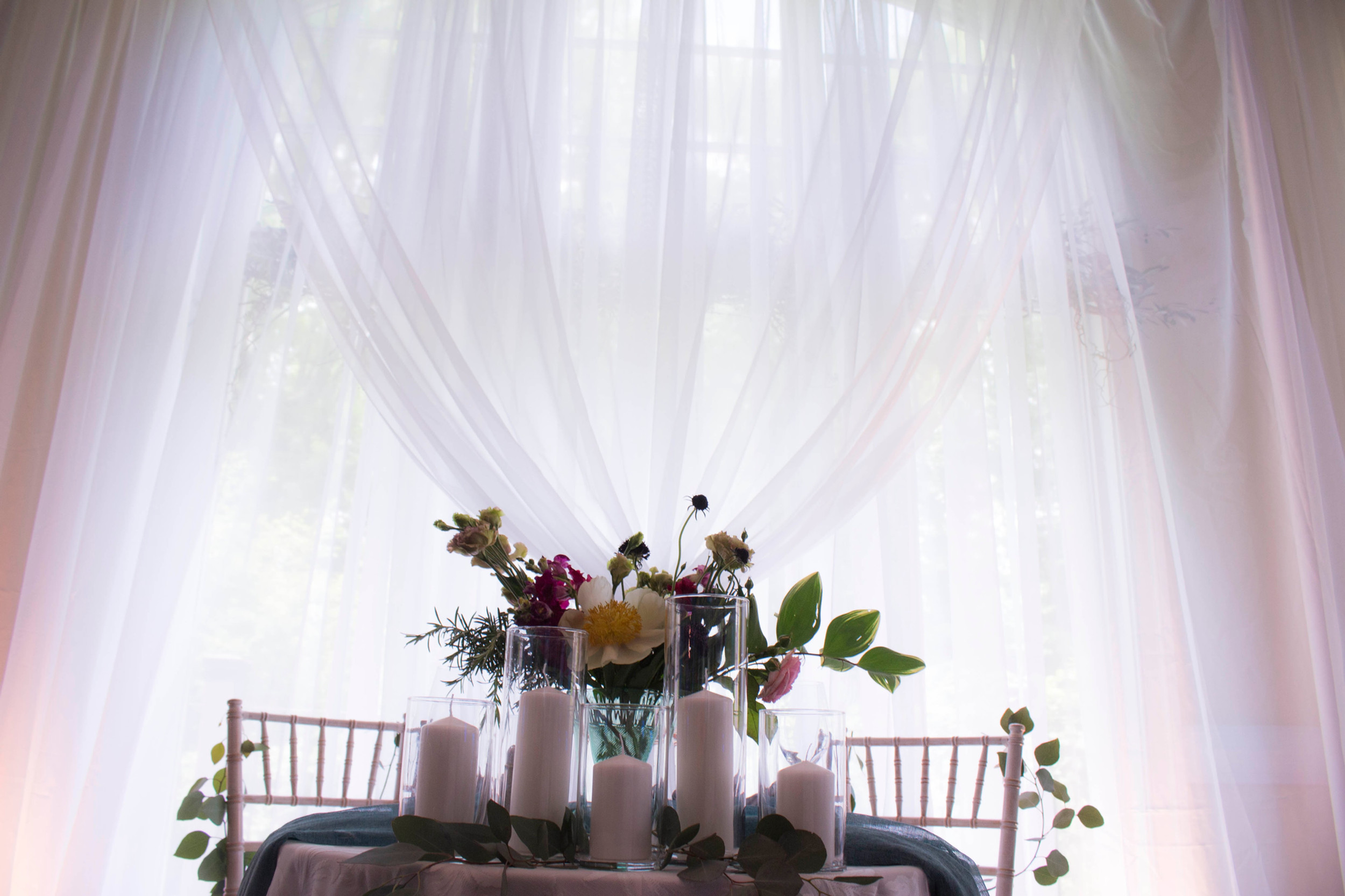 Sheer Drape Walls & Backdrops | Wedding Lighting Co