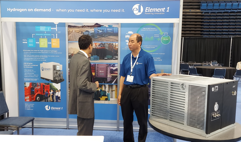 Element 1 at the Hydrogen Technology Expo North America