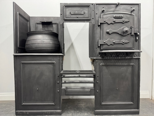 Fully Restored Original Victorian Antique Cast Iron Kitchen Cooking ...