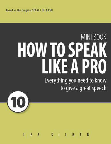Speak Like a Pro | Lee Silber