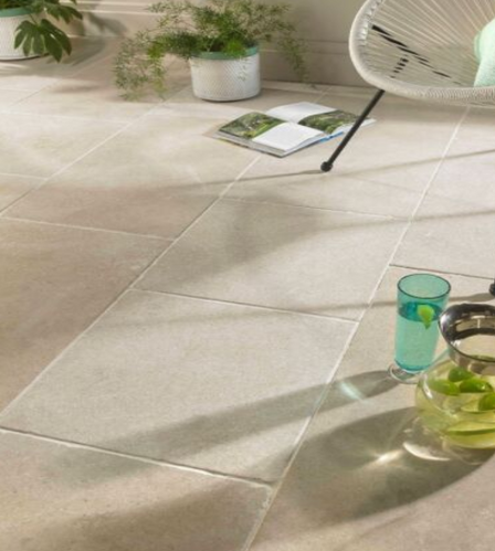 Devon Bronze Tumbled Limestone W&F 400x400mm | Tile Life Limited