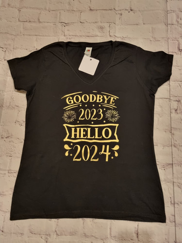 Goodbye 2023 Hello 2024 Tops & T-shirts | personalised