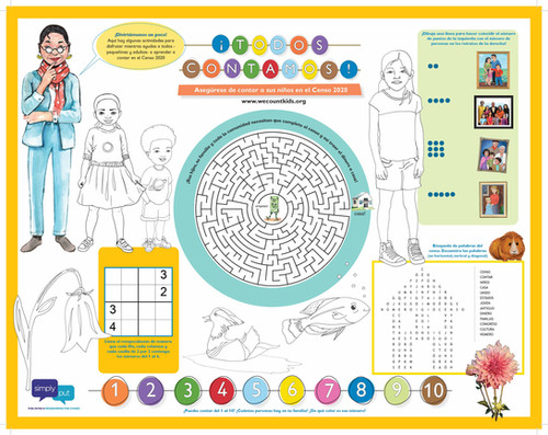 100 Spanish Placemats for Libraries | We Count Kids!