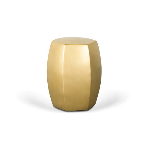 HEXAGONAL stool - gold | OVO