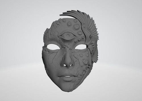 Fractured Angel Mask | Dragon Armoury