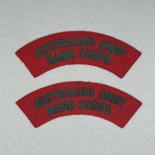 Australian Army Band Corps Shoulder Flashes - Pair | micksmedals