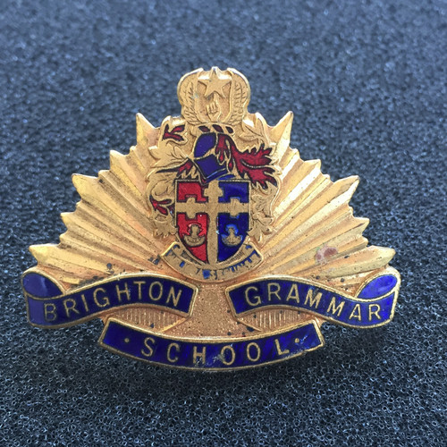 Brighton Grammar School Cadets Hat Badge | micksmedals