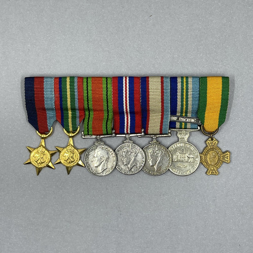 WW2 Pacific-ASM Medal Group of 7 - Miniature Medals | micksmedals