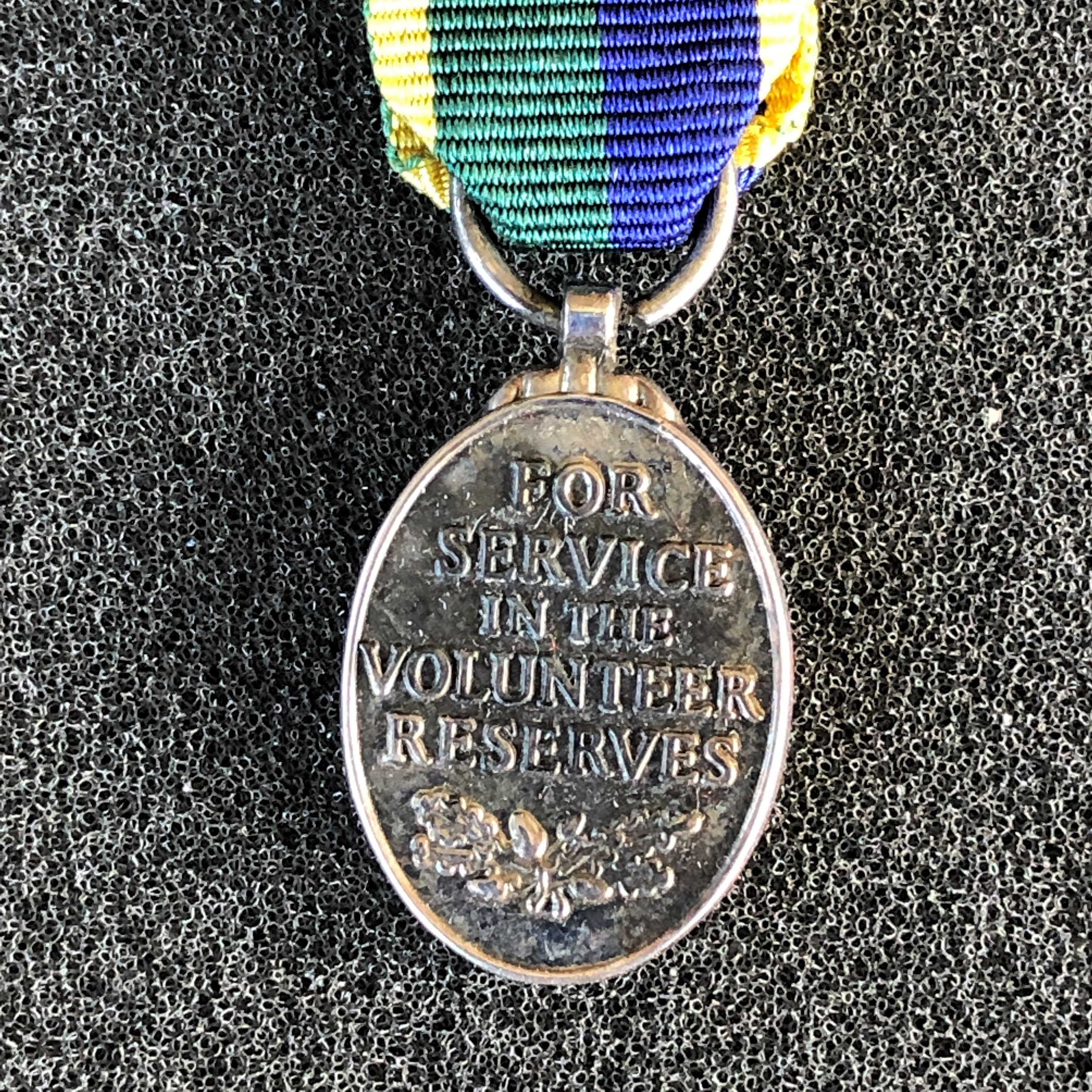 Volunteer Reserves Service Medal - Miniature Medal | micksmedals