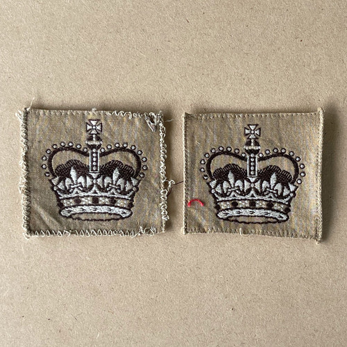 WO II Rank Patches - Pair | micksmedals