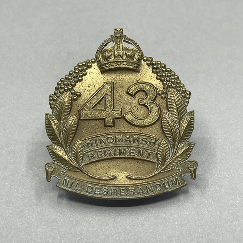1930-42 43rd Battalion Hat Badge | micksmedals