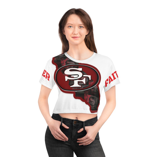 49ers crop Tee | 90.2.50 HATS&APP