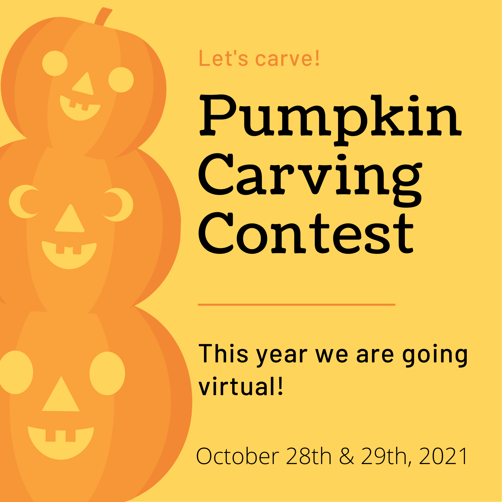 Virtual Pumpkin Carving Contest! | Geneva PTA