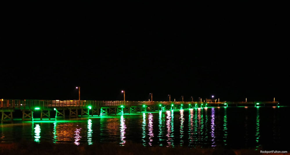 Large Crowds at the Fulton Fishing Pier