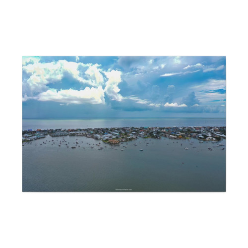 Key Allegro Island during the Patriotic Boat Parade Canvas Gallery Wrap ...