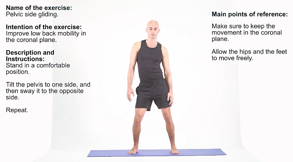 Pelvic mobility exercise