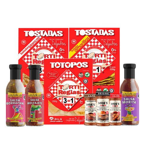 Kit Botanero pa' compartir | Tortiregias