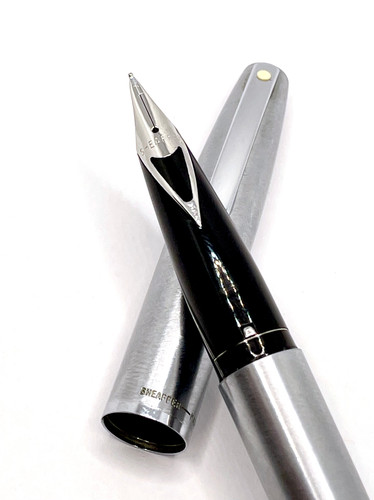 Sheaffer 444 Triumph Imperial Fountain Pen - Brushed Chrome | Alien ...