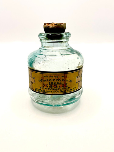 Vintage Waterman's Ideal Ink Bottle - L.E. Waterman NYC | Alien Vintage ...