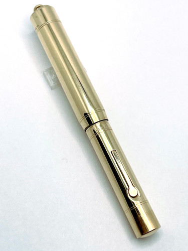 Wahl Pen 14k Yellow Gold Mounted 202B Ring Top Fountain Pen | Alien ...