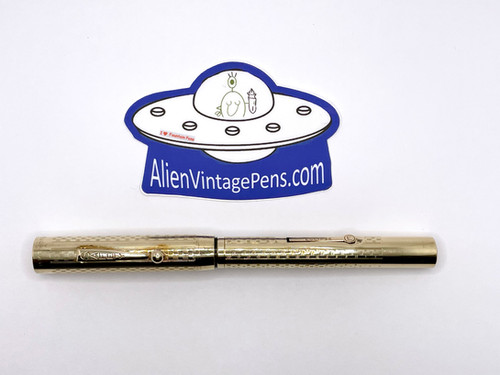 Eclipse Safety Flex Nib Gold Filled Fountain Pen | Alien Vintage Pens