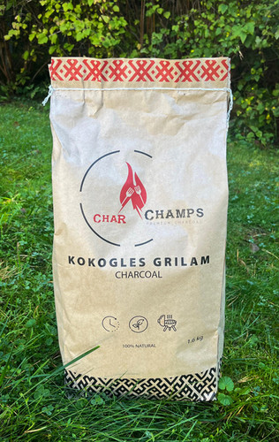 Augstas kvalitātes kokogles grilēšanai. 1.6kg/14L | Char champs