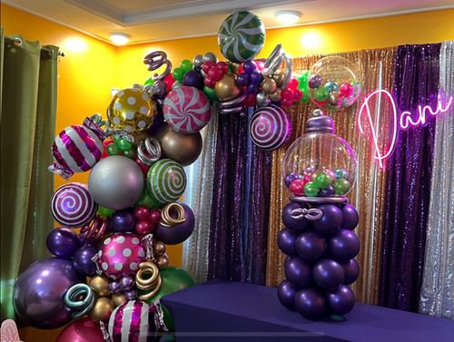 Willy Wonka Organic Arch | LUCKEYIA'S BALLOON