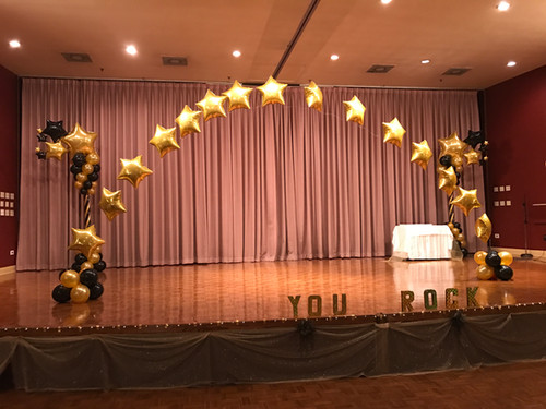 60 ft. String of Pearl Star Arch | LUCKEYIA'S BALLOON