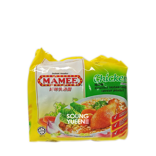 MAMEE CHICKEN FLAVOUR INSTANT NOODLES 5'S | soungyueen