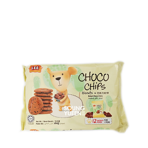 LEE CHOCO CHIPS BISCUITS 160G | soungyueen