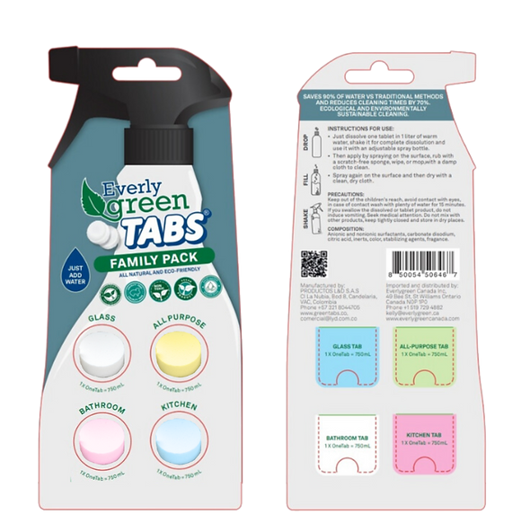 Everly Green Eco Tabs | Environmentally Friendly Cleaning Products