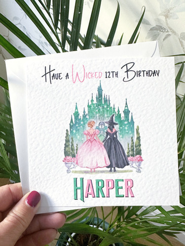 Personalised Wicked Birthday Card | Partybug