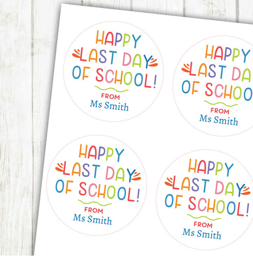 Last Day of School Stickers | Partybug