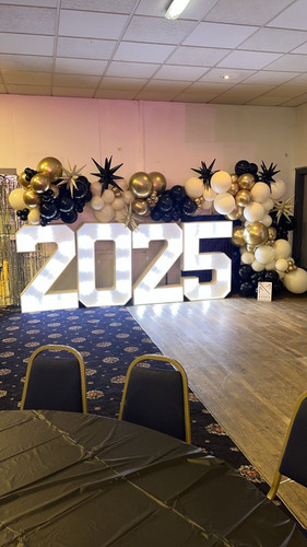 Full set 4ft chunky led numbers | Kustom props uk