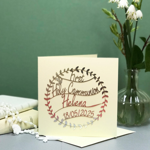 Personalised 1st Holy Communion Card | hickory dickory designs