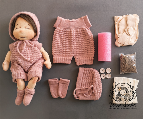 Kit de Montagem Sinhá Mini Rosê (Somente para alunos do curso Sinhá ...