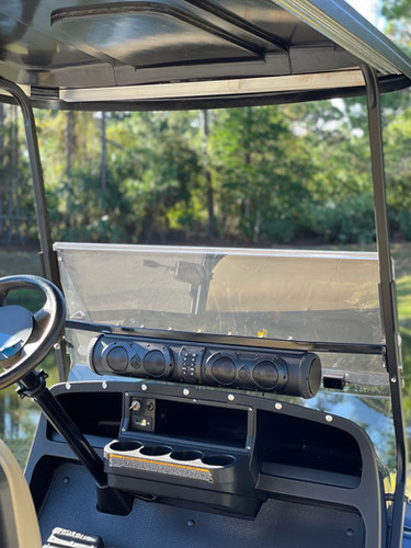 EZGO TXT & TXT-Like Frames Low Front ECOXGEAR SE26 Soundbar Mount ...