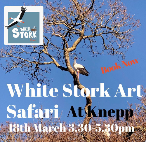 WORKSHOP White Stork Art Safari at Knepp | Catherine Greenwood