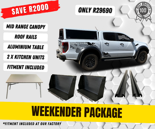 Mid Range Weekender Camping Package Double Cab Canopy - GZ Aluminium ...