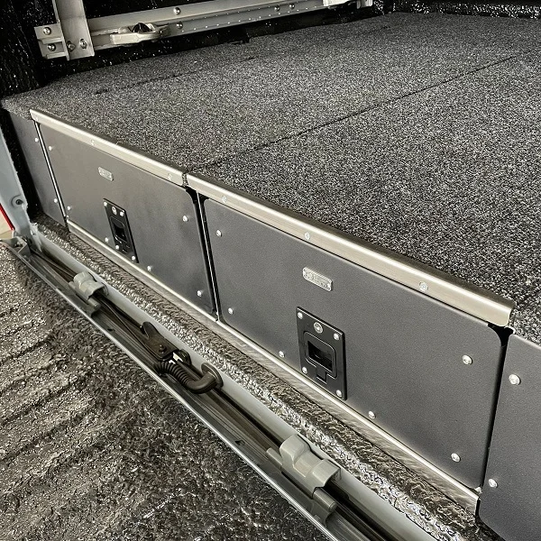 Double Cab Full Drawer System Without Fridge Cage - GZ Canopies | GZ ...