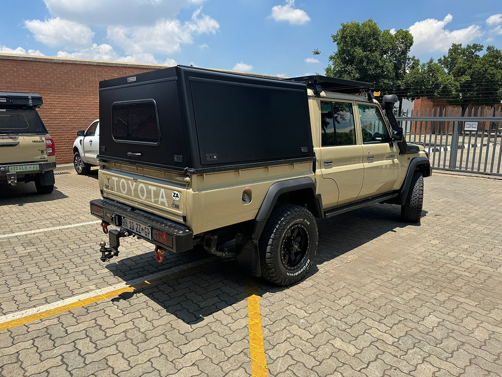 Mid Range Land Cruiser Double Cab Canopy | GZ Canopies