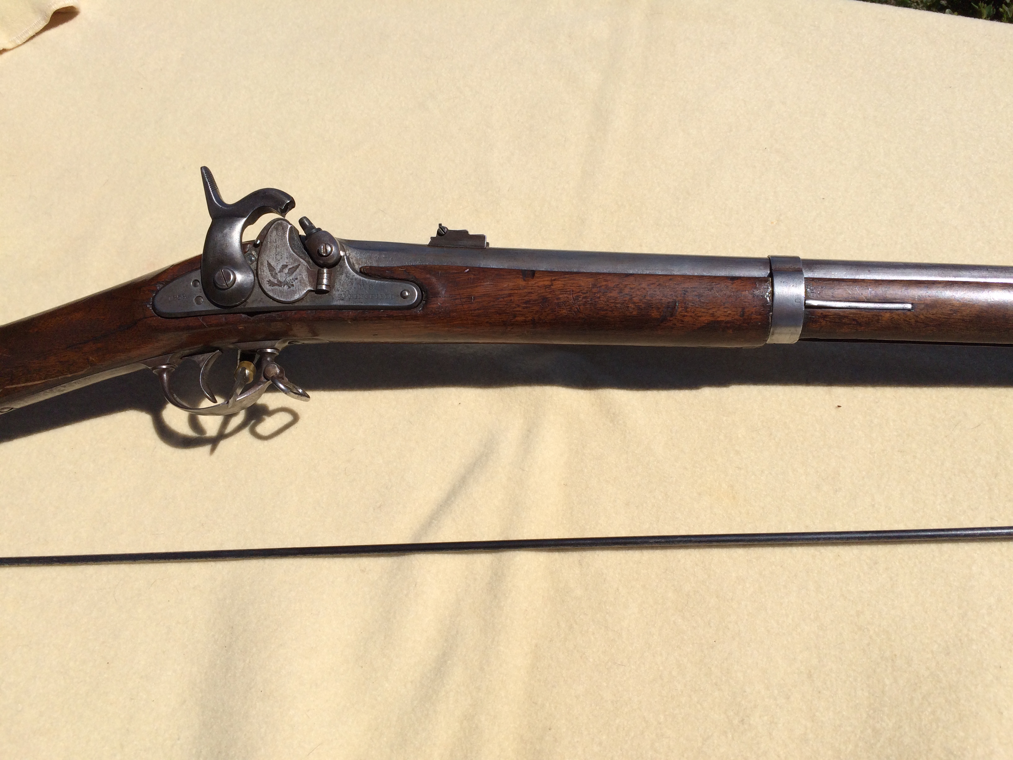 m1855 Springfield Parts Rifle Musket | campbellandpelican