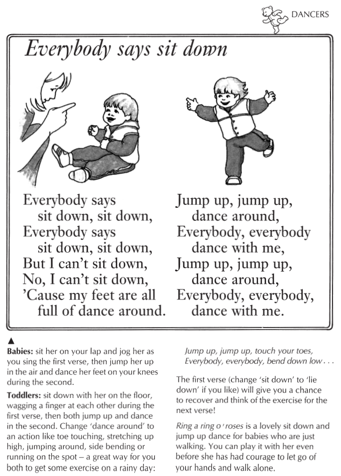 Everybody says sit down