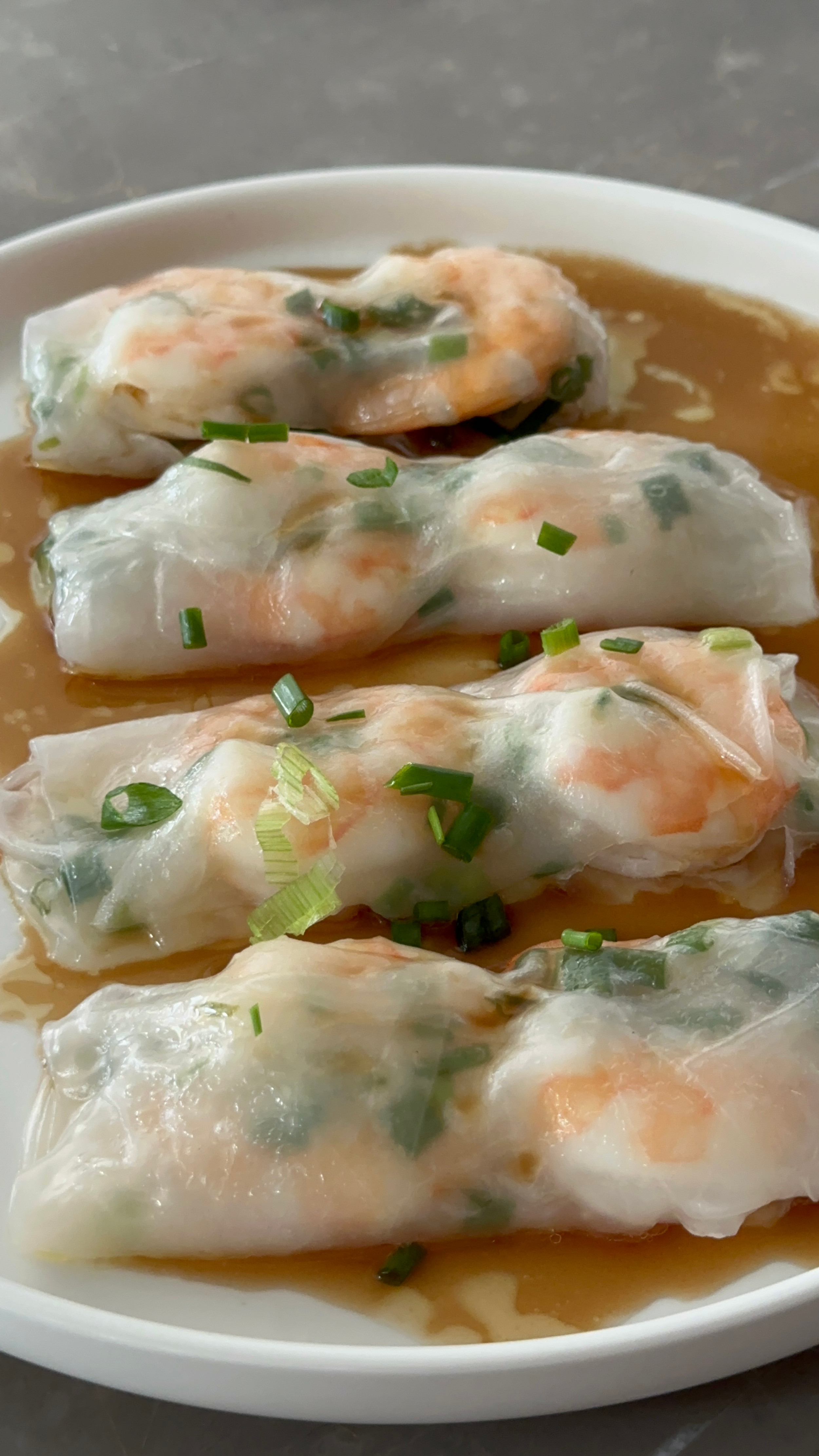 Rouleaux de galettes de riz aux crevettes