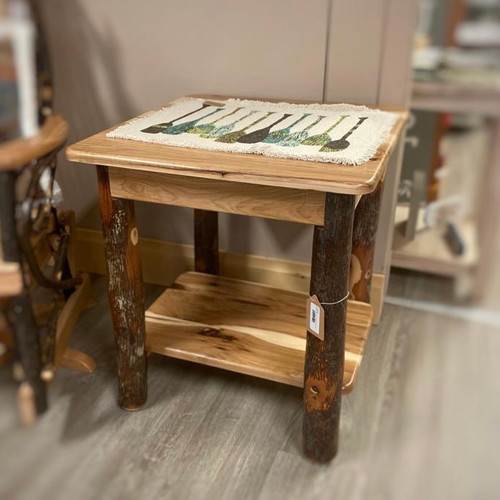 Stoney Creek Hickory 22x22 Regular End Table | Cinnamon Cabin Co.