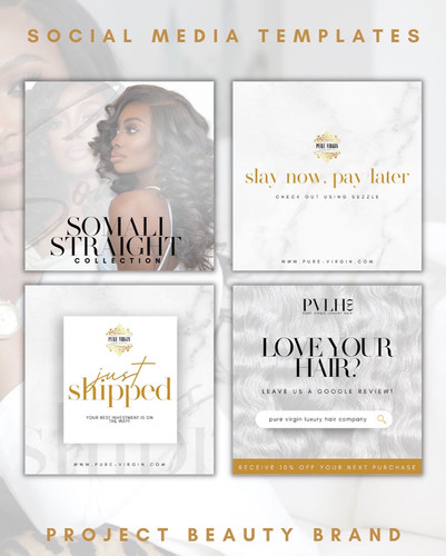 Branded Social Media Bundles | Project Beauty Brand
