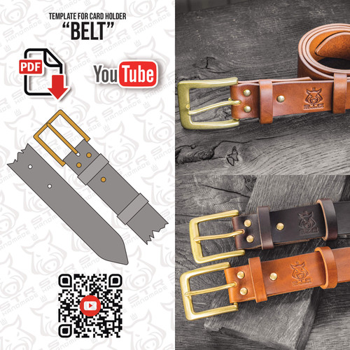PDF Template Belt | STR Handmade