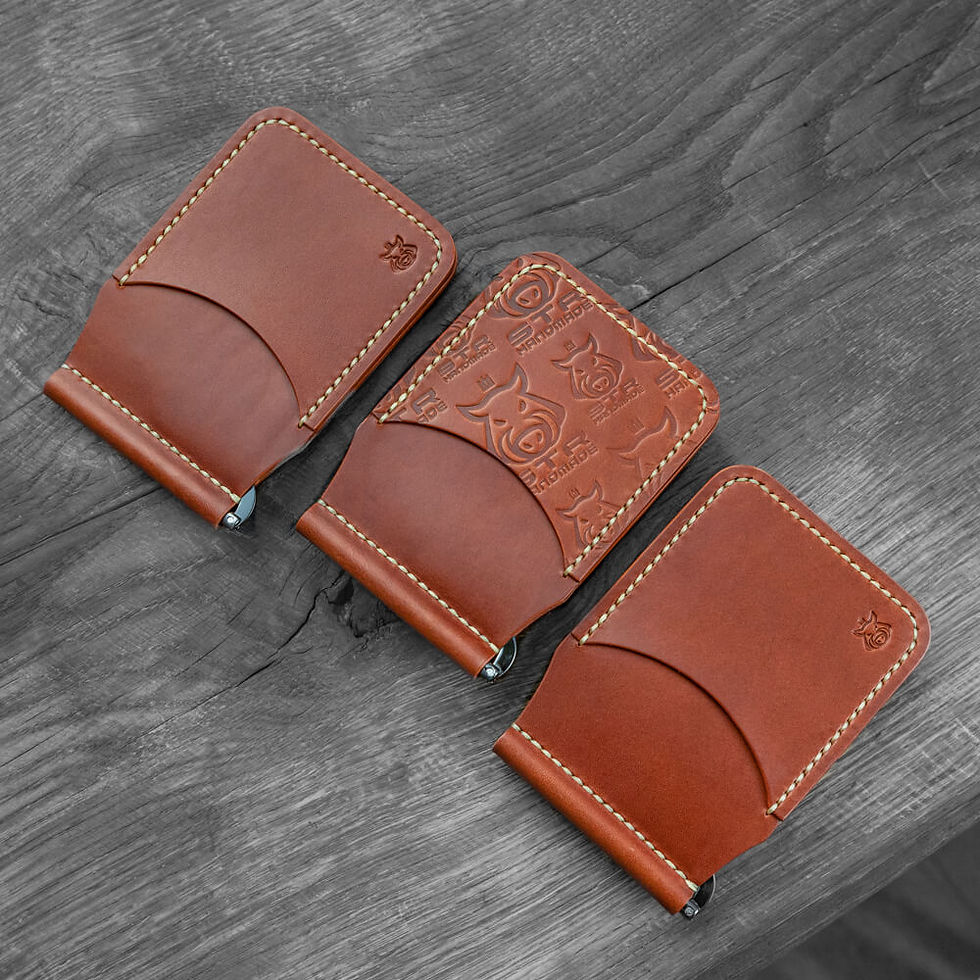 Card holder with moneyclip "Clap V1.1" | STR Handmade