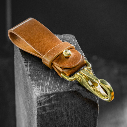 Belt loop for keys SHELL CORDOVAN | STR Handmade