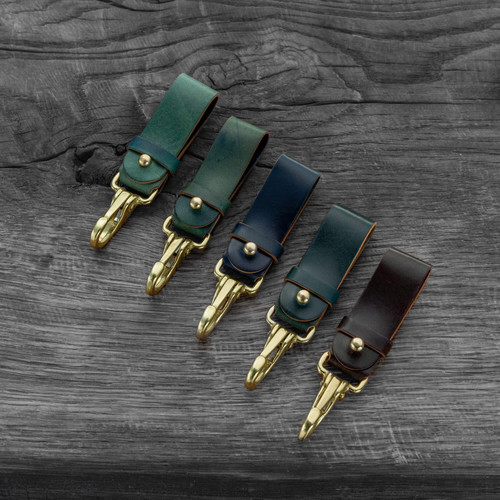 IN STOCK Belt loop for keys SHELL CORDOVAN | STR Handmade